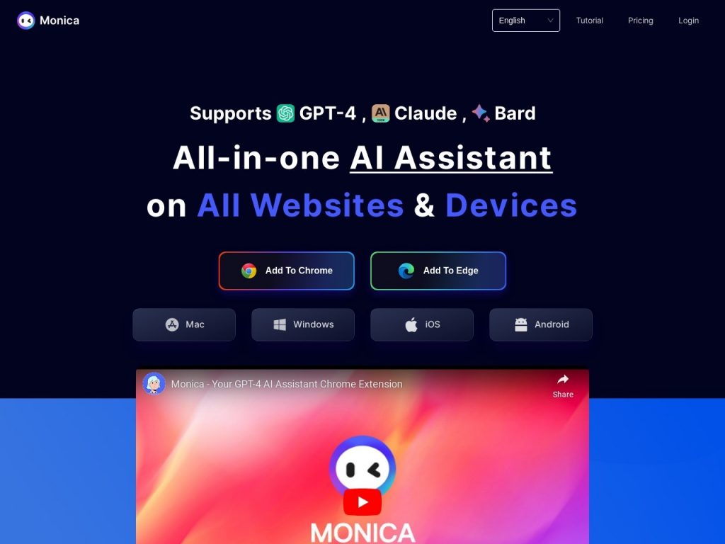 Monica: Your AI-Powered Personal Assistant for Chatting and Copywriting ...