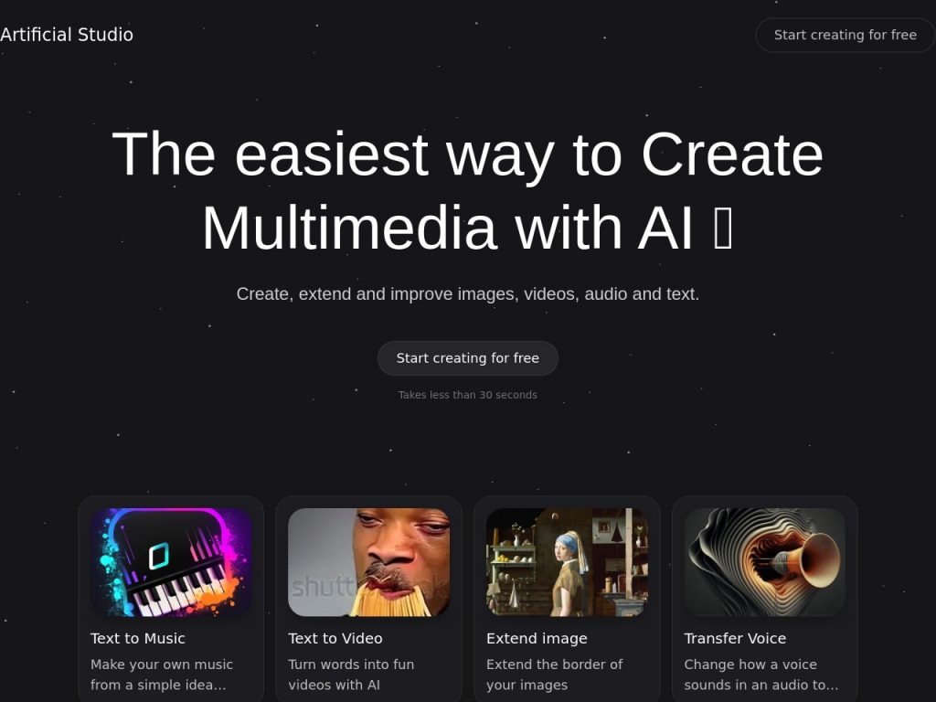 Artificial Studio: Automate Creative Projects with AI-Powered Tools ...